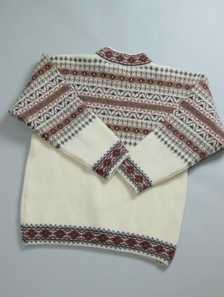 Yahoo!オークション - A532/VIKING/スコットランド製/80S/ウールニット...