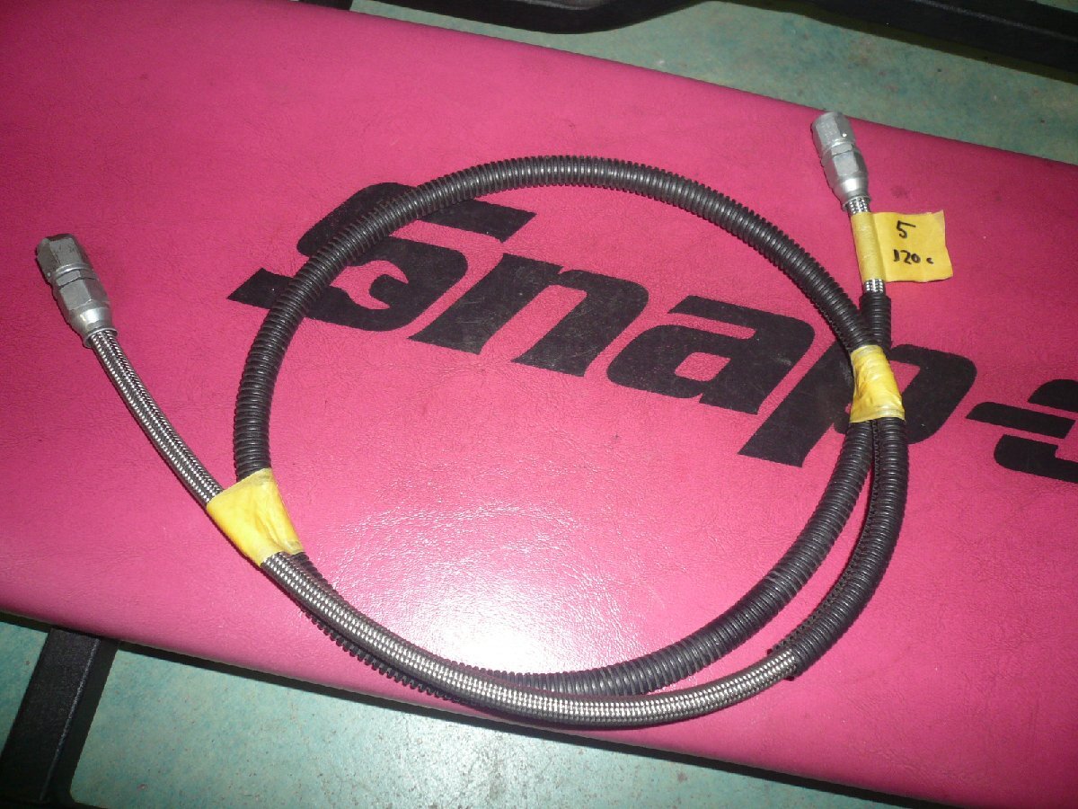 Yahoo!オークション - ステンメッシュホース 5 アールズ AN4 スチール ...