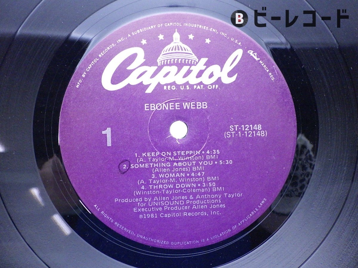 Yahoo!オークション - Ebonee Webb「Ebonee Webb」LP（12インチ）/Capi...