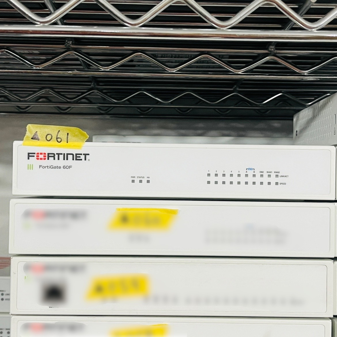Yahoo!オークション - (ヤ) 061【通電OK】Fortinet FortiGate 60F FG-6...