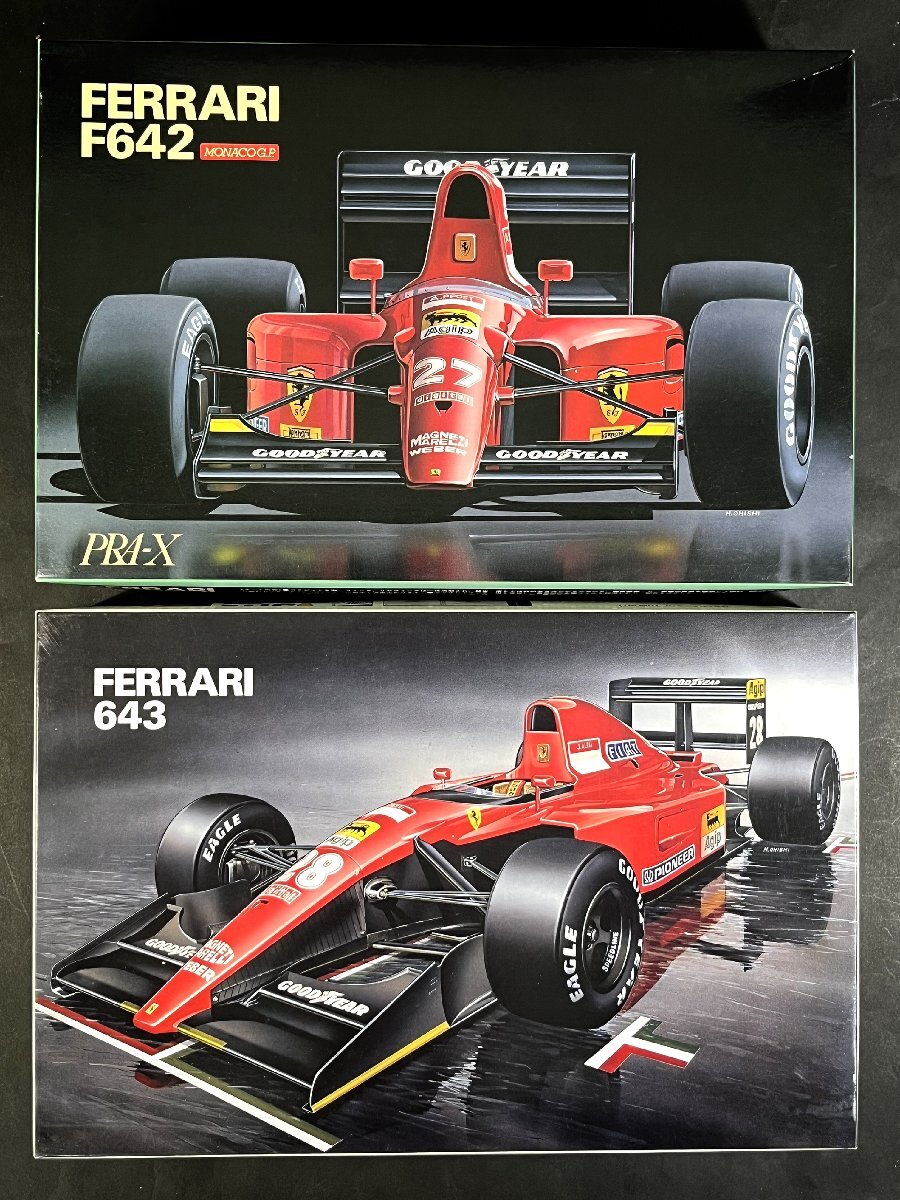 Yahoo!オークション - 未組立 ROSSO FERRARI F642 PRA-X FERRARI 643 1...