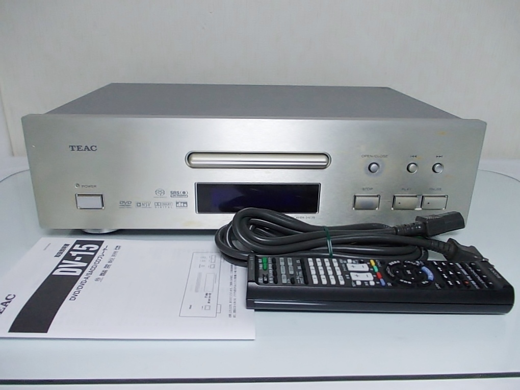 Yahoo!オークション - TEAC DV-15 SACD/CD/DVDプレイヤー ティアック ...