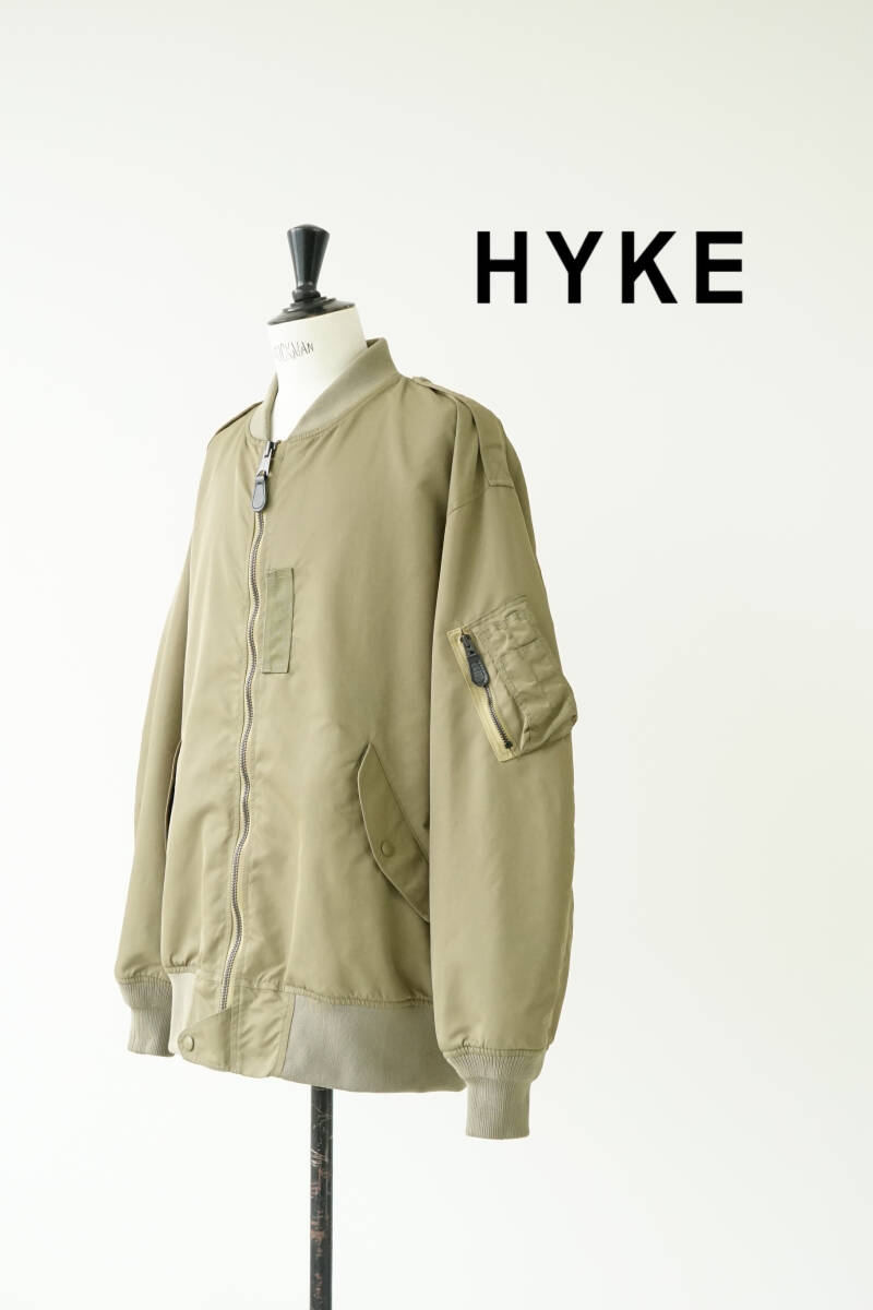 Yahoo!オークション - HYKE MA-1 TYPE L-2A JACKET ハイク ミリタリー ...