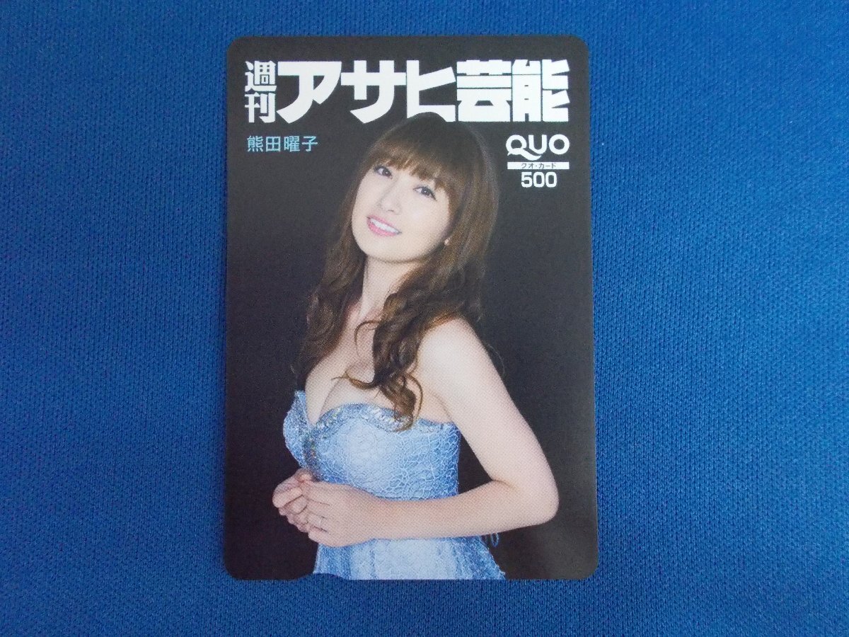 Yahoo!オークション - 2-282 熊田曜子 QUOカード500