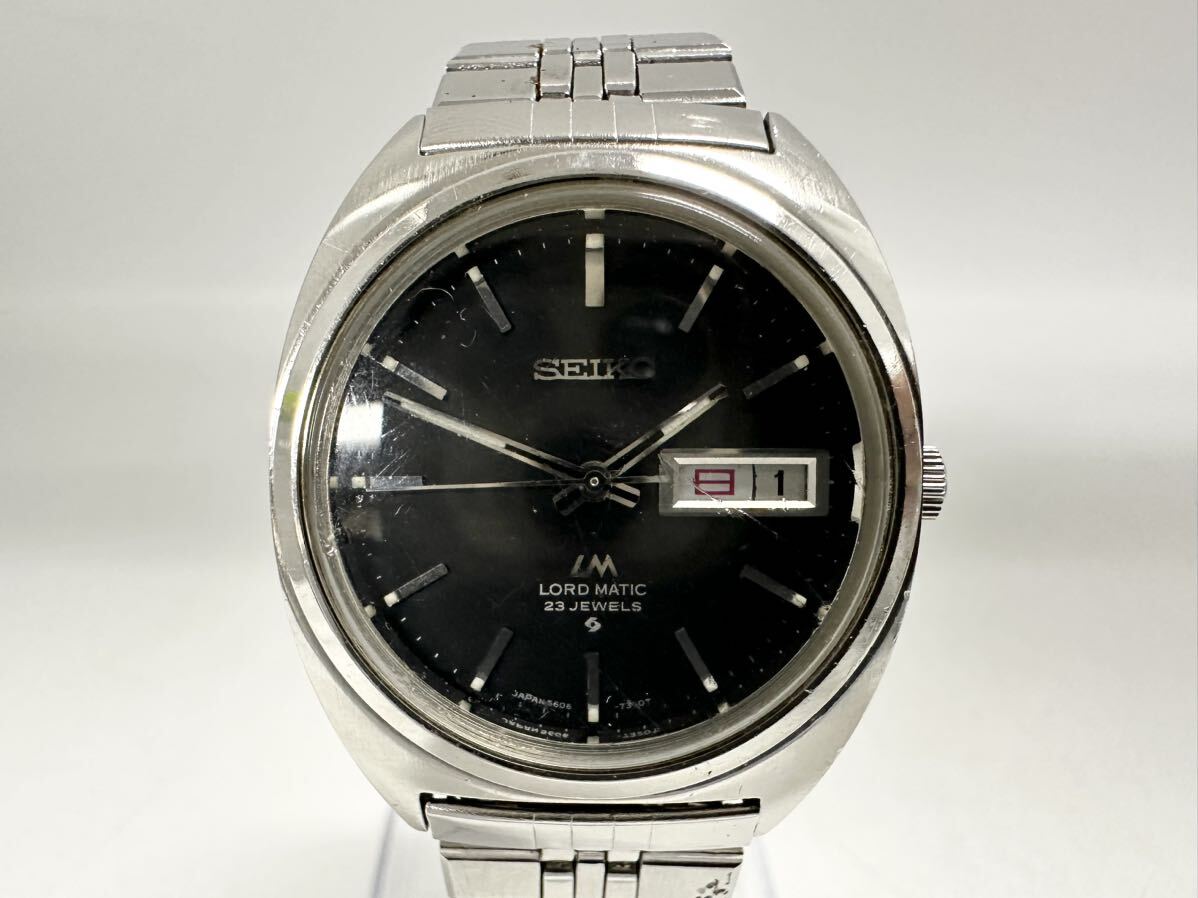 10M82 1円スタート SEIKO LORD MATIC 23JEWELS / 5606-7140 セイコー ロードマチック LM 自動巻き デイデイト メンズ 腕時計(セイコー)｜売買され ...