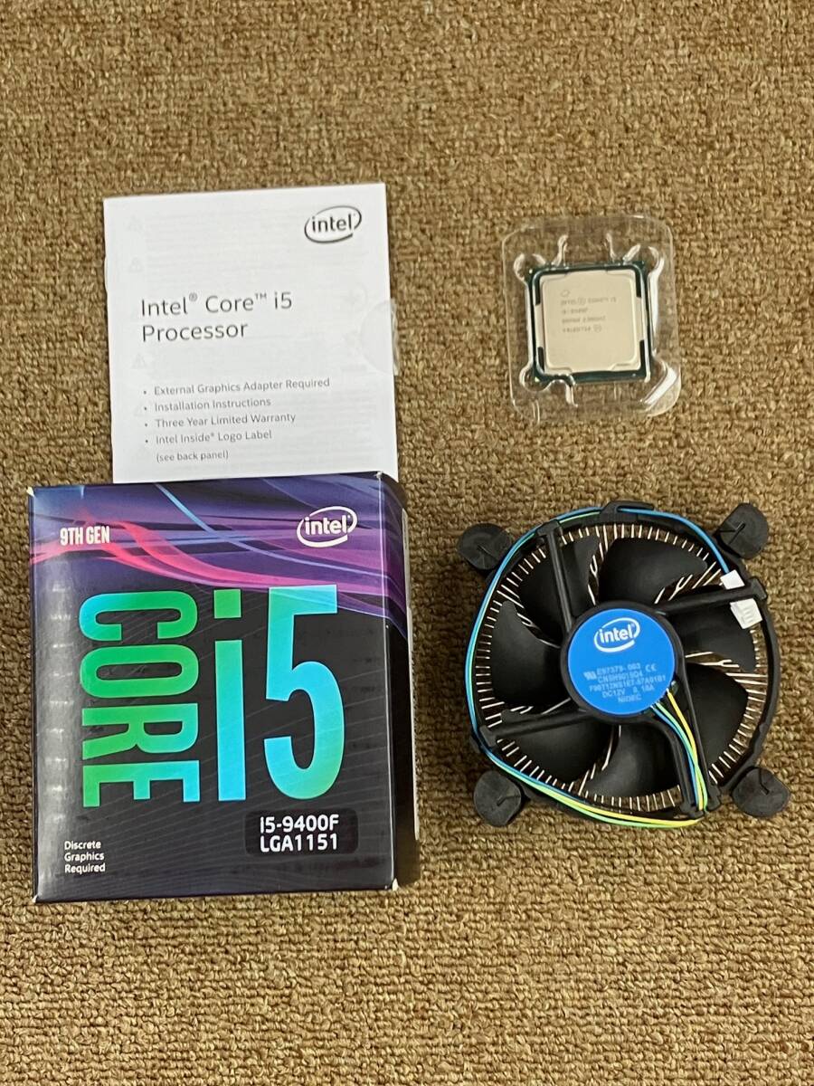 Yahoo!オークション - INTEL インテル Core i5 9400F 6コア / 9MBキャ...