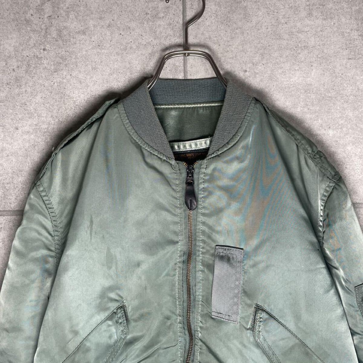 Yahoo!オークション - AIR FORCE MA1 L2B 80s IDEALジップ 米軍 実物 ...