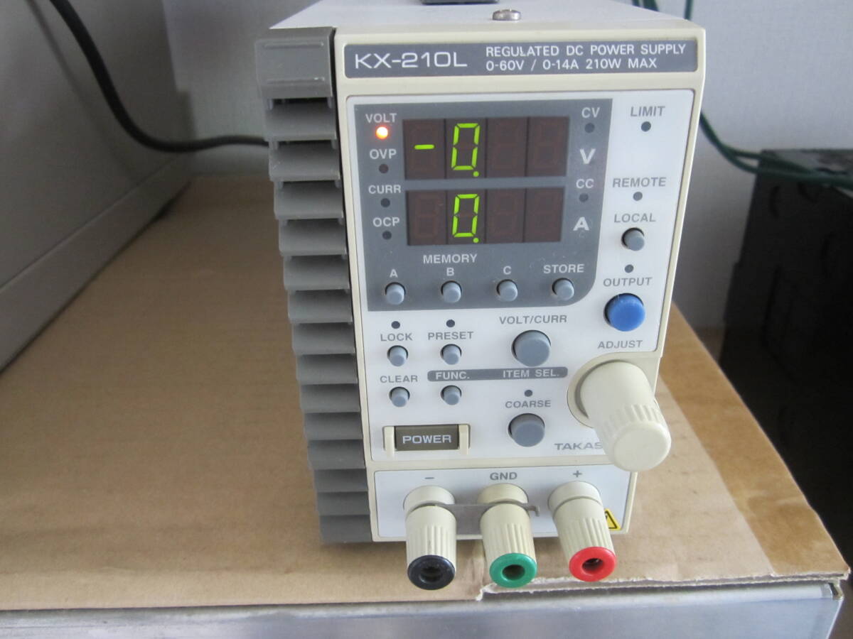 Yahoo!オークション - 高砂 TAKASAGO 安定化電源 KX-210L ジャンク品