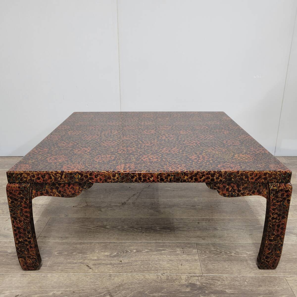 津軽塗 ローテーブル 座卓 約755×755×315mm 伝統工芸 ちゃぶ台 家具 レトロ 24j菊E(座卓、ちゃぶ台)｜売買されたオークション情報、yahooの商品情報をアーカイブ公開 ...