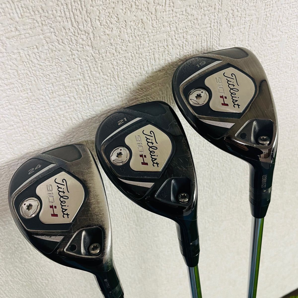 Yahoo!オークション - タイトリスト 910H 19° & 21° & 24° ユーティ...