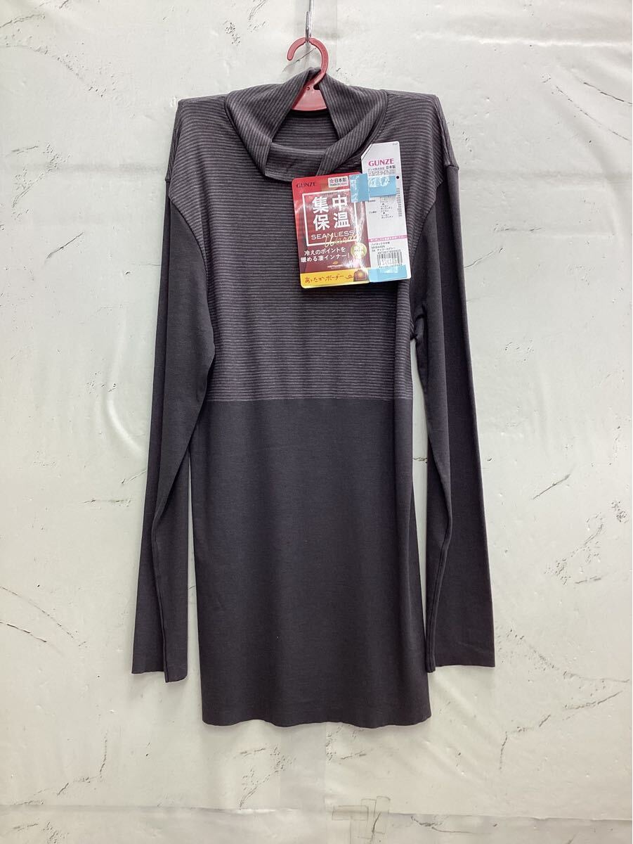 Yahoo!オークション - [R287] グンゼ HOTマジック 立衿8分袖インナー[M...