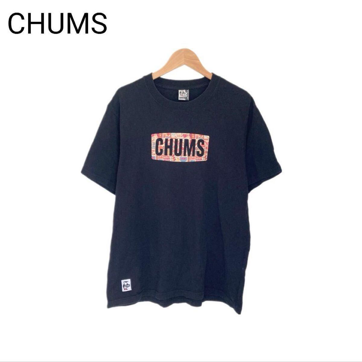Yahoo!オークション - CHUMS Tシャツ プリント カラフル ボックスロゴ ...