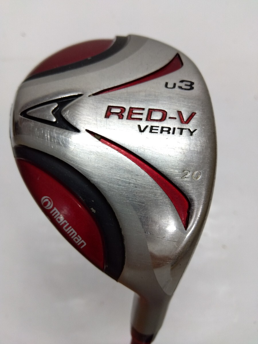 Yahoo!オークション - maruman RED-V VERITY UT U3 20度 flex S メンズ...