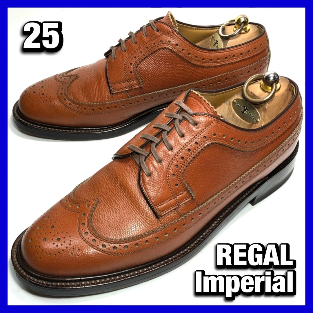 Yahoo!オークション - REGAL Imperial Grade 25cm メンズ 茶 ブラウン ...