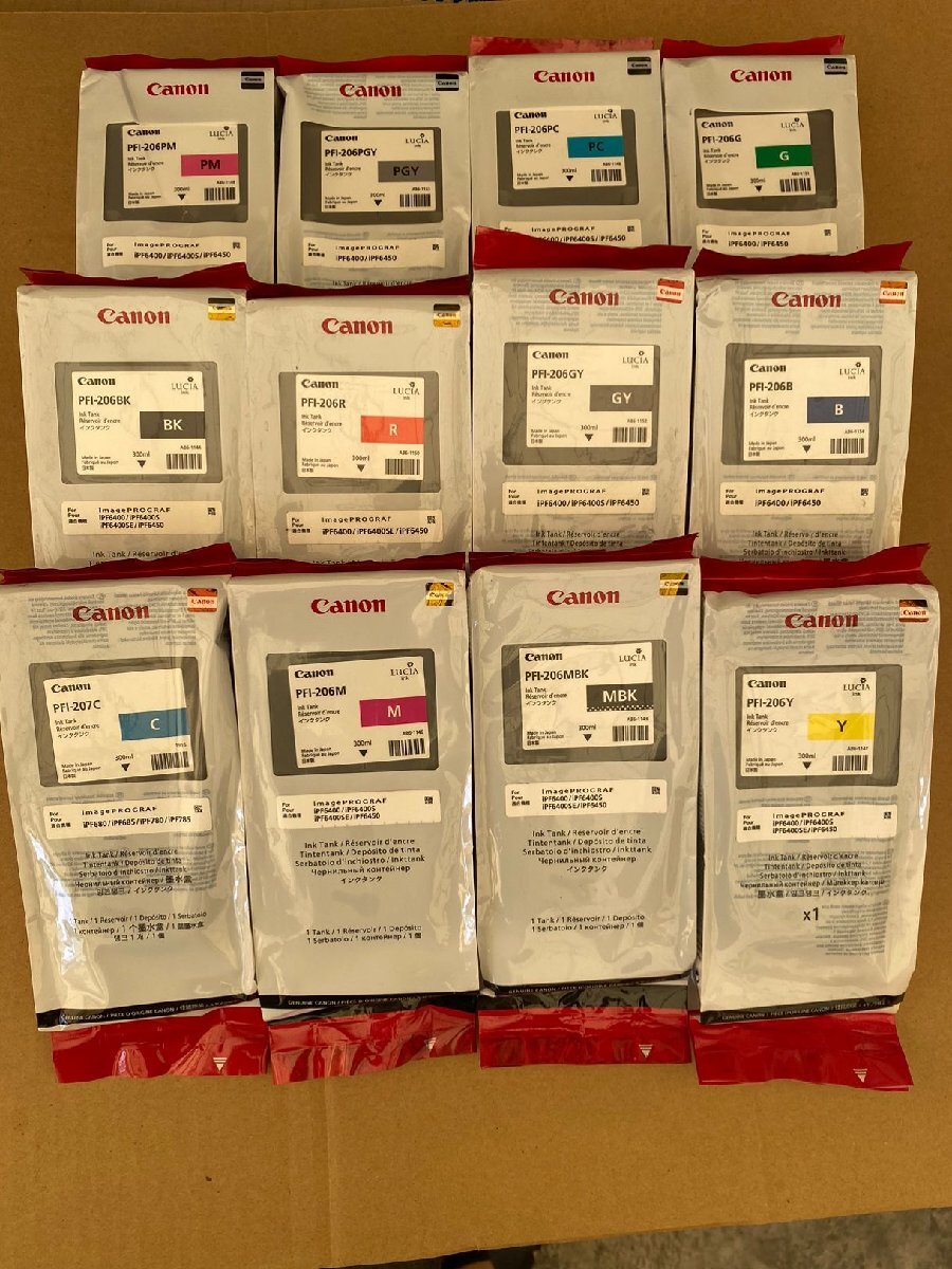 Yahoo!オークション - 未開封 純正未使用Canon PFI206キャノン インク...