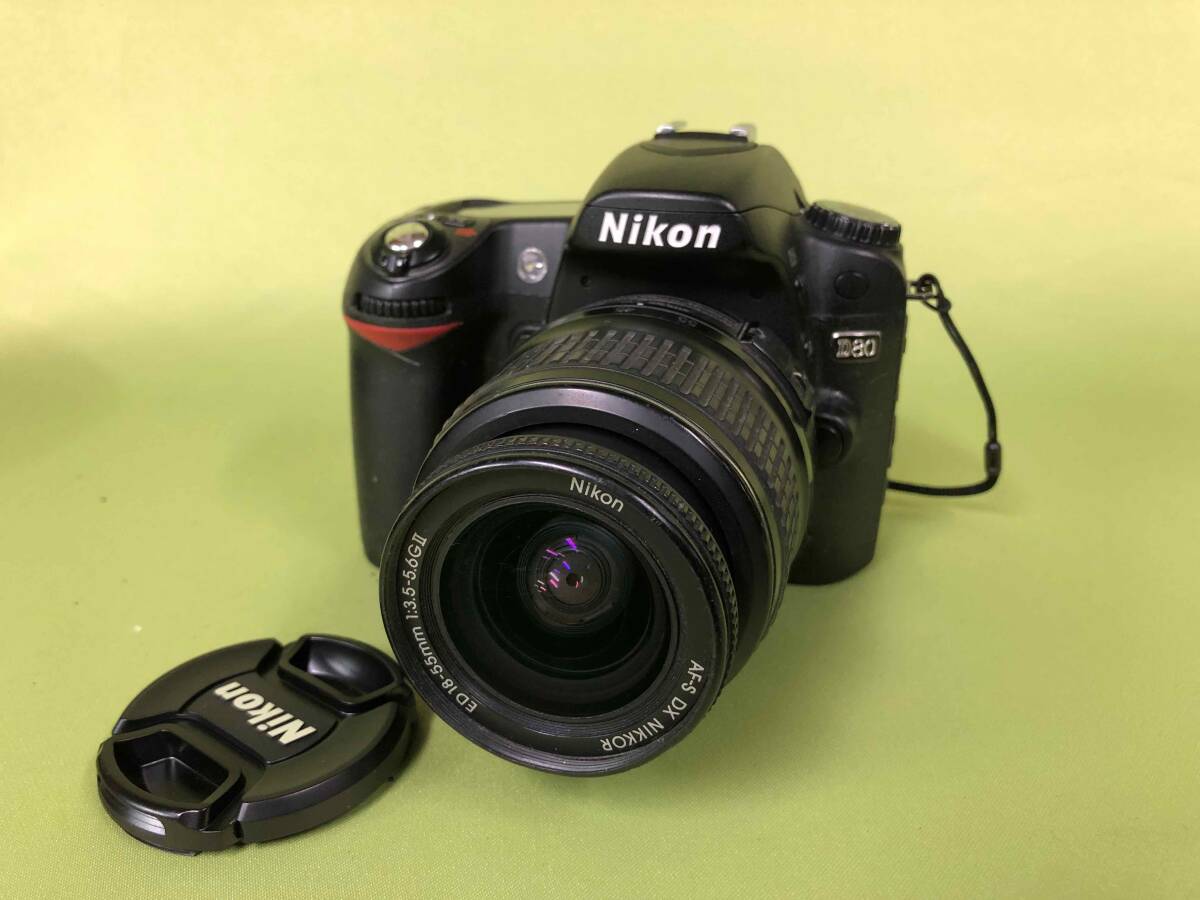 Yahoo!オークション - ニコンデジタル一眼レフカメラ D80 18−55...
