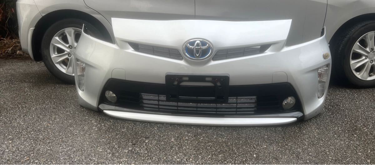 Yahoo!オークション - 30プリウス フロントバンパー ZVW30 H25 後期 ト...