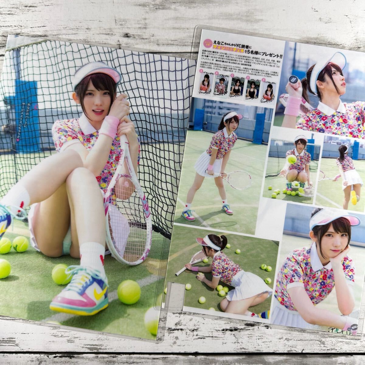 日本代購代標第一品牌【樂淘letao】－[高品質ラミネート処理][ えなこ ] ヤングチャンピオン 2021年12号 雑誌 切り抜き 13P B5フィルム 水着 グラビア アイドル 芸能人 女優