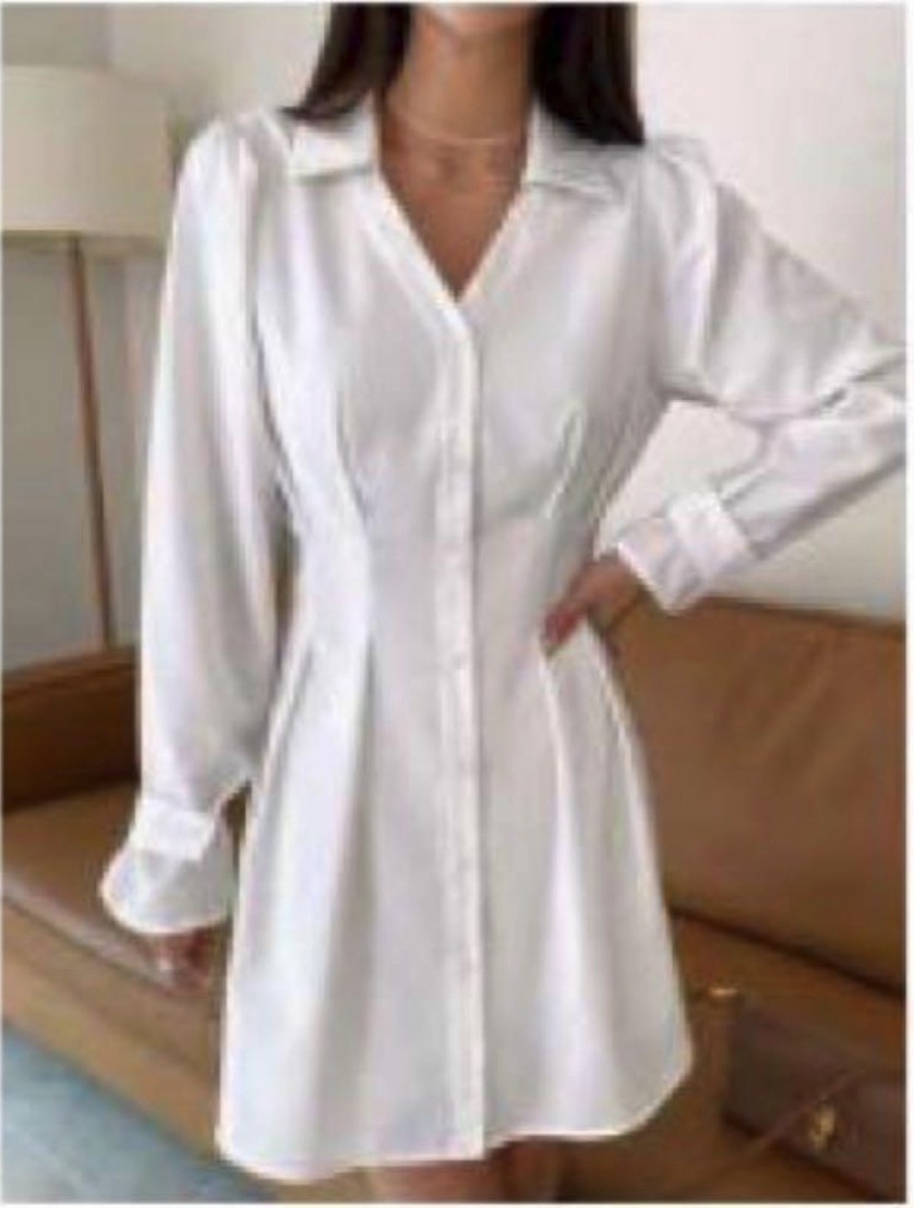 Yahoo!オークション - SHEIN／DAZYシャツワンピース ドレス長袖 XL