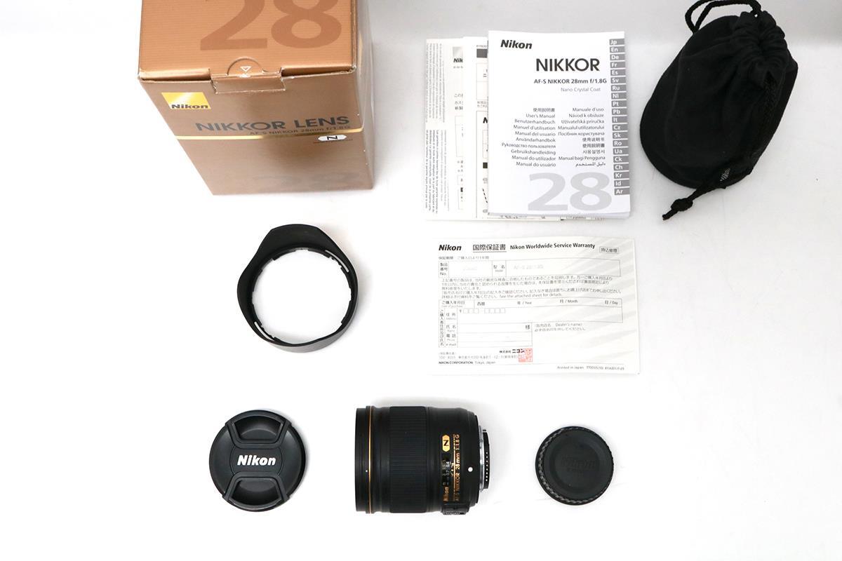 Yahoo!オークション - 美品｜ニコン AF-S NIKKOR 28mm f/1.8G CA01-M24...