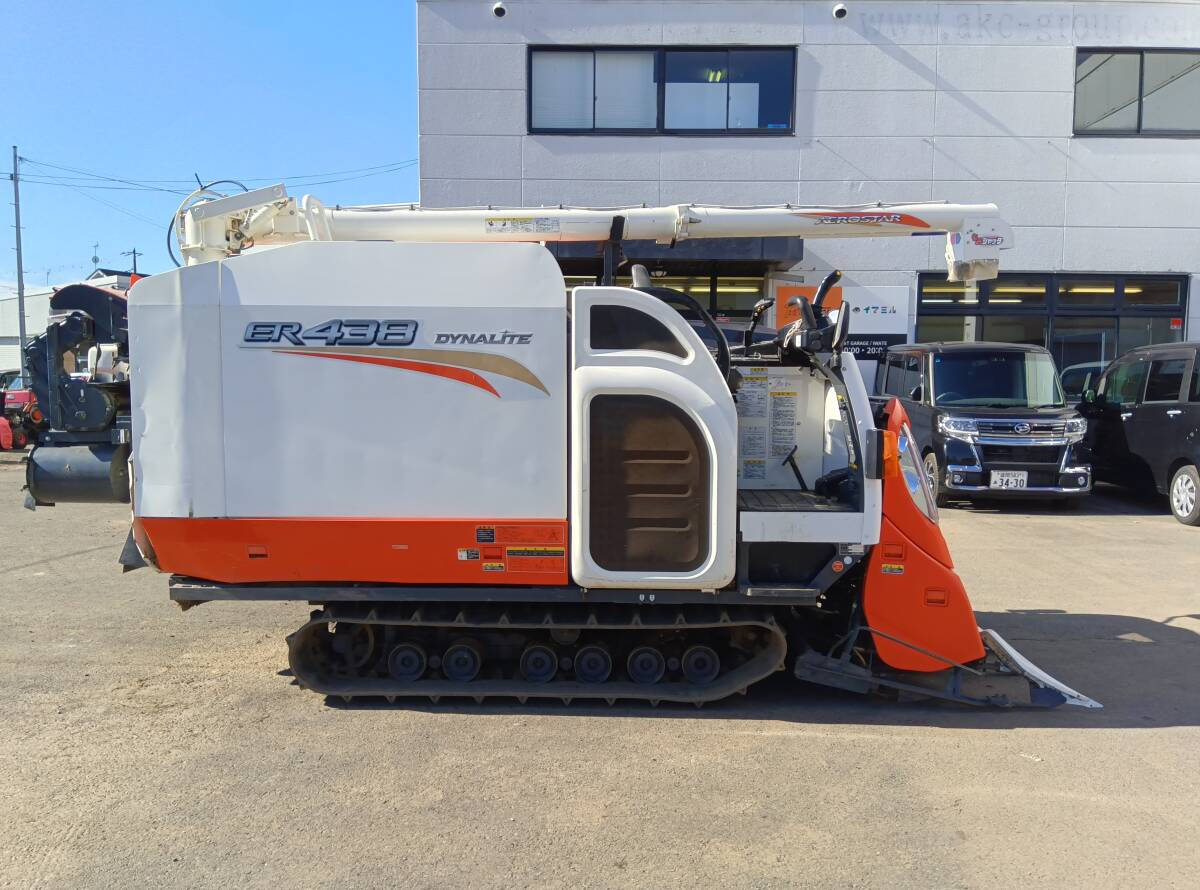 Yahoo!オークション - 岩手発 クボタ コンバイン DYNALITE ER438 4条刈...