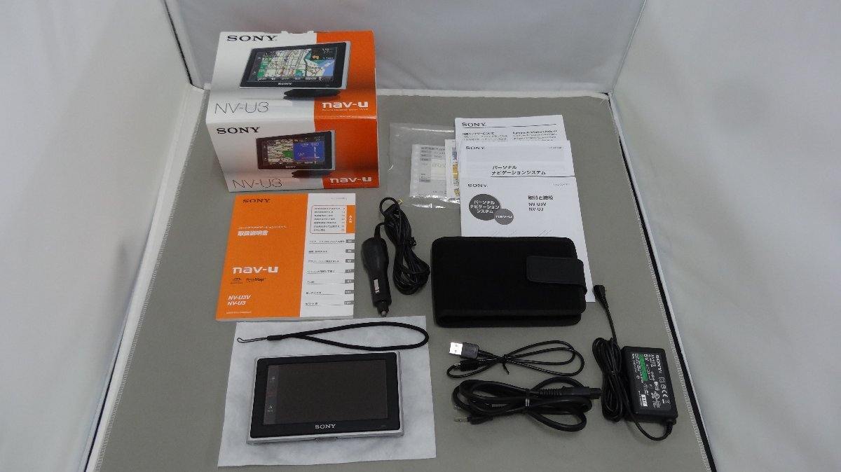 Yahoo!オークション - 訳あり品 動作品 SONY ソニー ポータブルナビ NV...