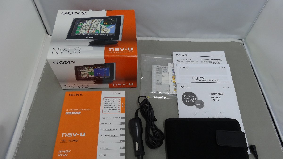 Yahoo!オークション - 訳あり品 動作品 SONY ソニー ポータブルナビ NV...