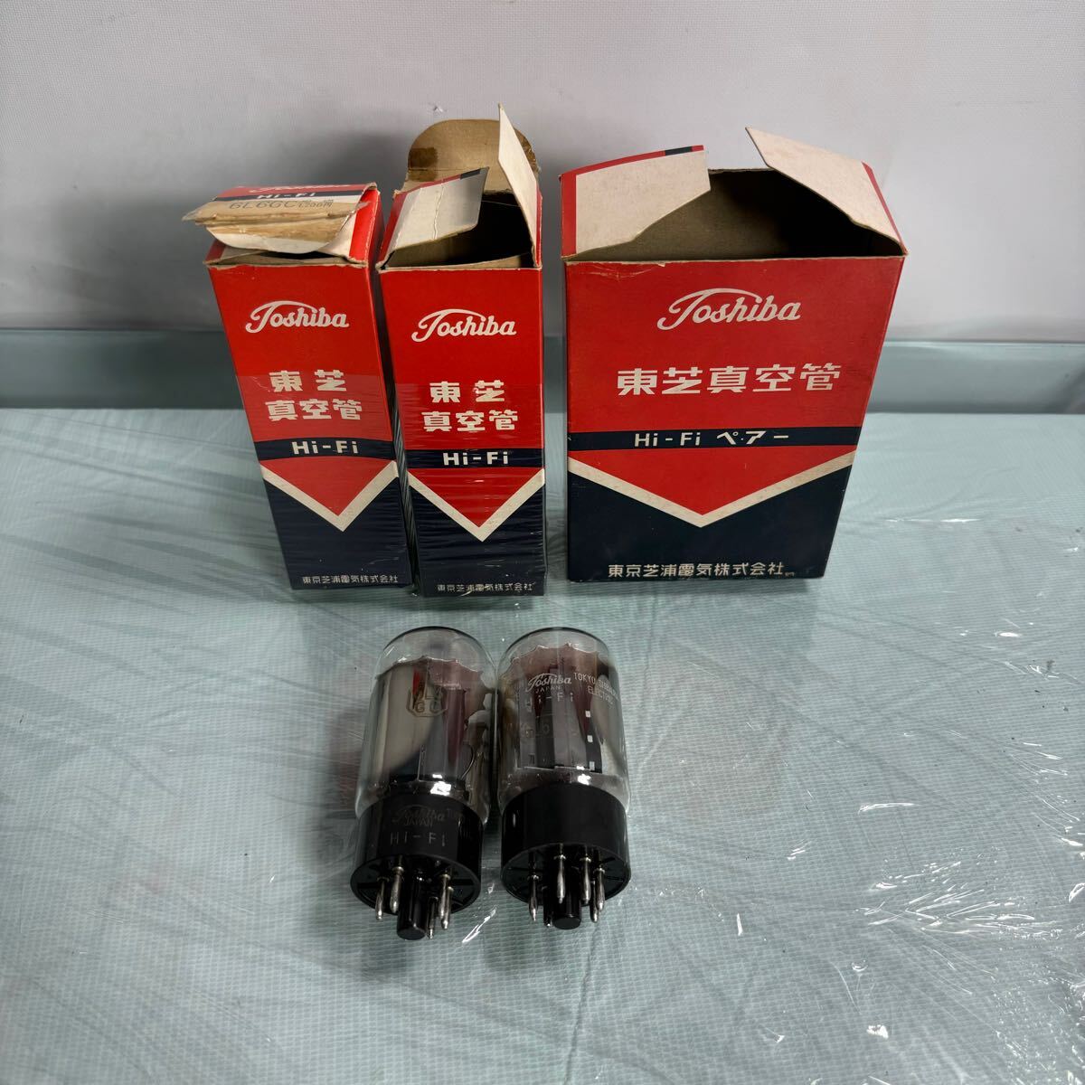 Yahoo!オークション - f303 6L6GC Hi‐Fi 東芝 2本セット 中古現状品 ...