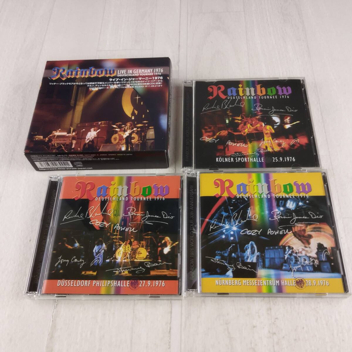 Yahoo!オークション - 2C16 CD CD レインボー ライブ・イン・ジャーマ...