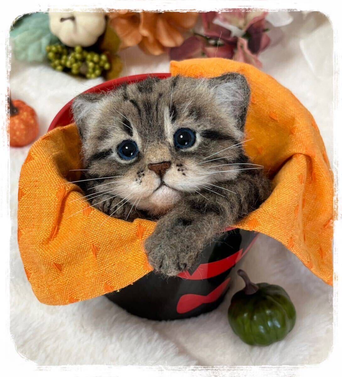 Yahoo!オークション - meiya 羊毛フェルト リアルサイズ おばけバケツ...