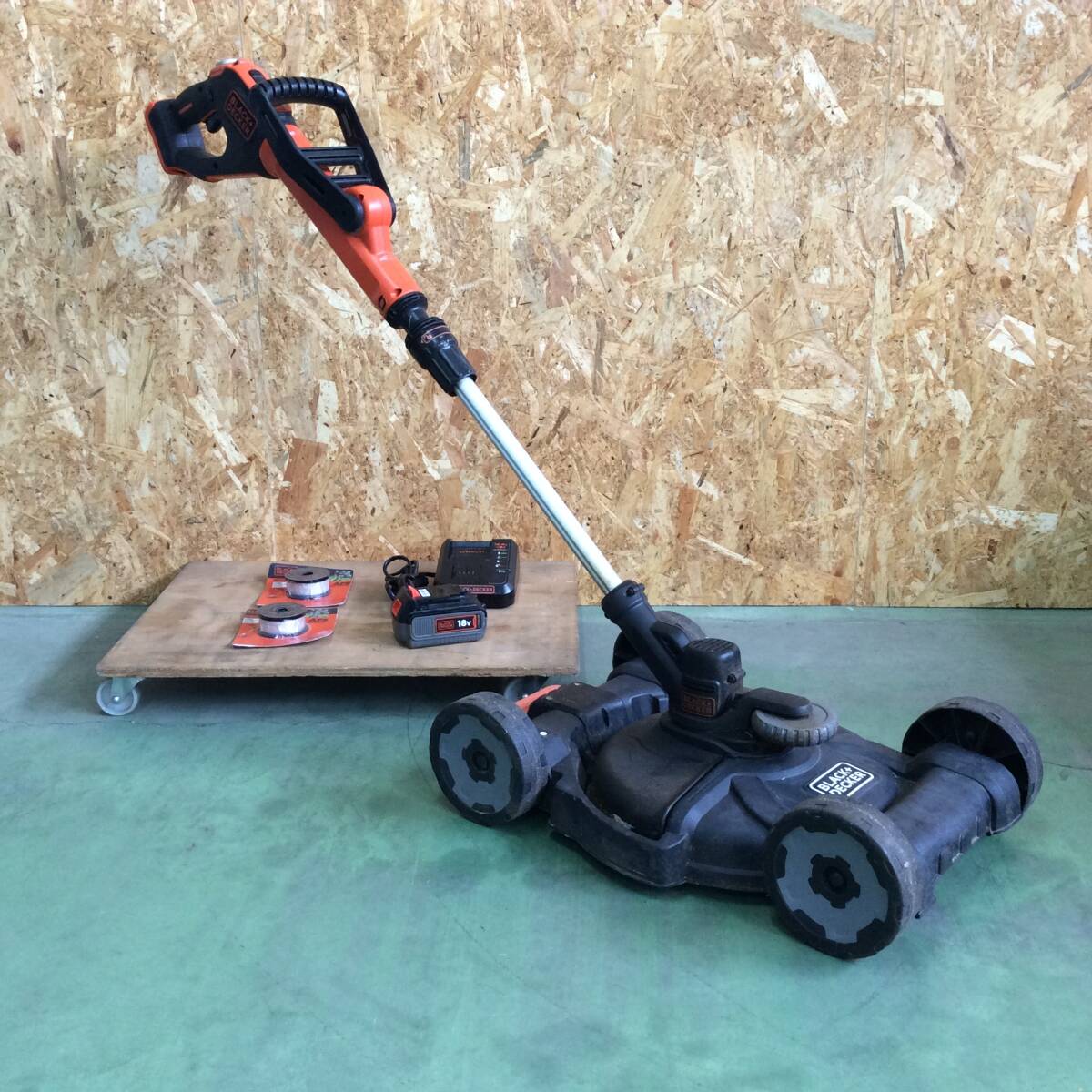 RH-0709 品 BLACK+DECKER ブラック アンド デッカー18V コードレス ナイロントリマー ワゴンプラス GCM18 佐川送料着払い(その他)｜売買されたオークション情報 ...