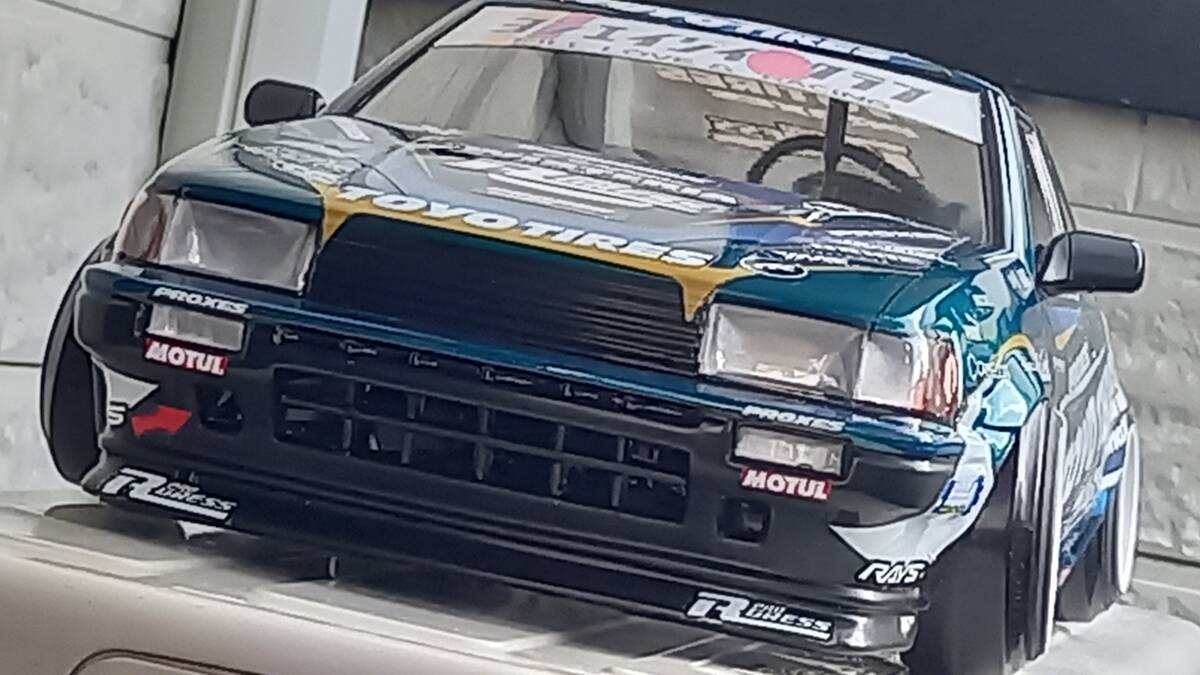 Yahoo!オークション - パンドラ RC AE86 3Dr レビン TOYOTIRES仕様 1/1...