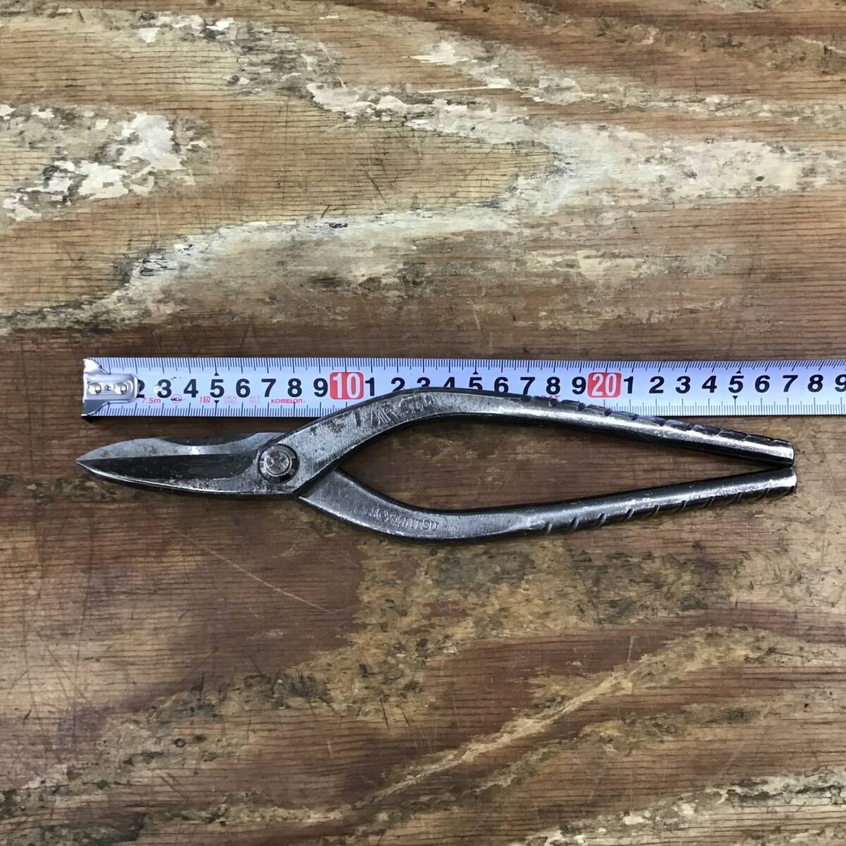 Yahoo!オークション - 【現状品 】 MORIMITU 金切鋏 トルネード柳刃240...