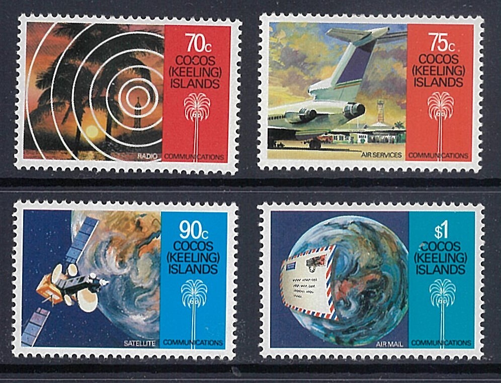 Yahoo!オークション - ココス諸島 1987年 #162-5(NH) コミュニケーショ...