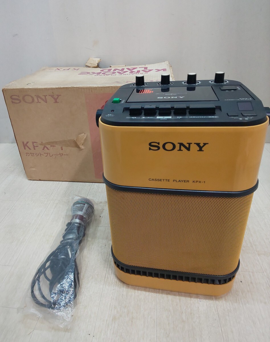 Yahoo!オークション - ジャンク SONY KPX-1 カセットプレーヤー KARAO...