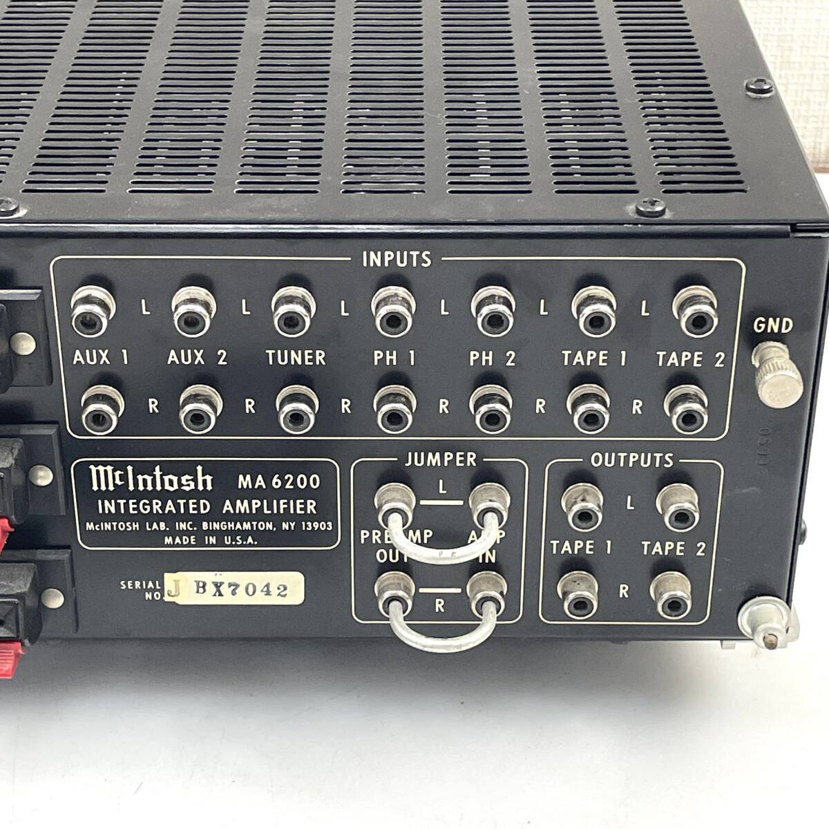 Yahoo!オークション - 1円 McIntosh プリメインアンプ MA6200 マッキン...