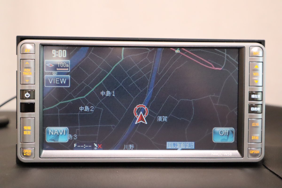 Yahoo!オークション - NMCC-W58 ダイハツ純正 整備済 メモリーナビ ワ...