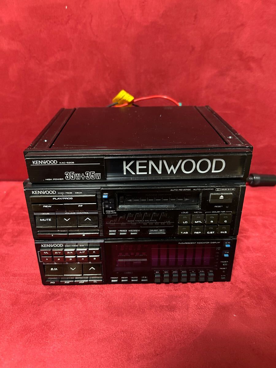 Yahoo!オークション - 【当時物】 KENWOOD KXC-7508 KGC-7408 KAC-5208...