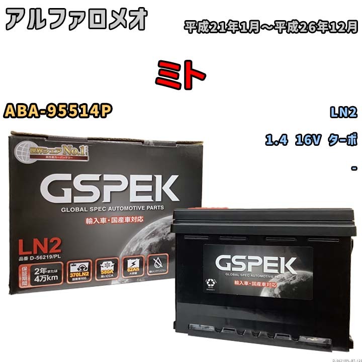 Yahoo!オークション - バッテリー アルファロメオ ミト ABA-95514P 平...