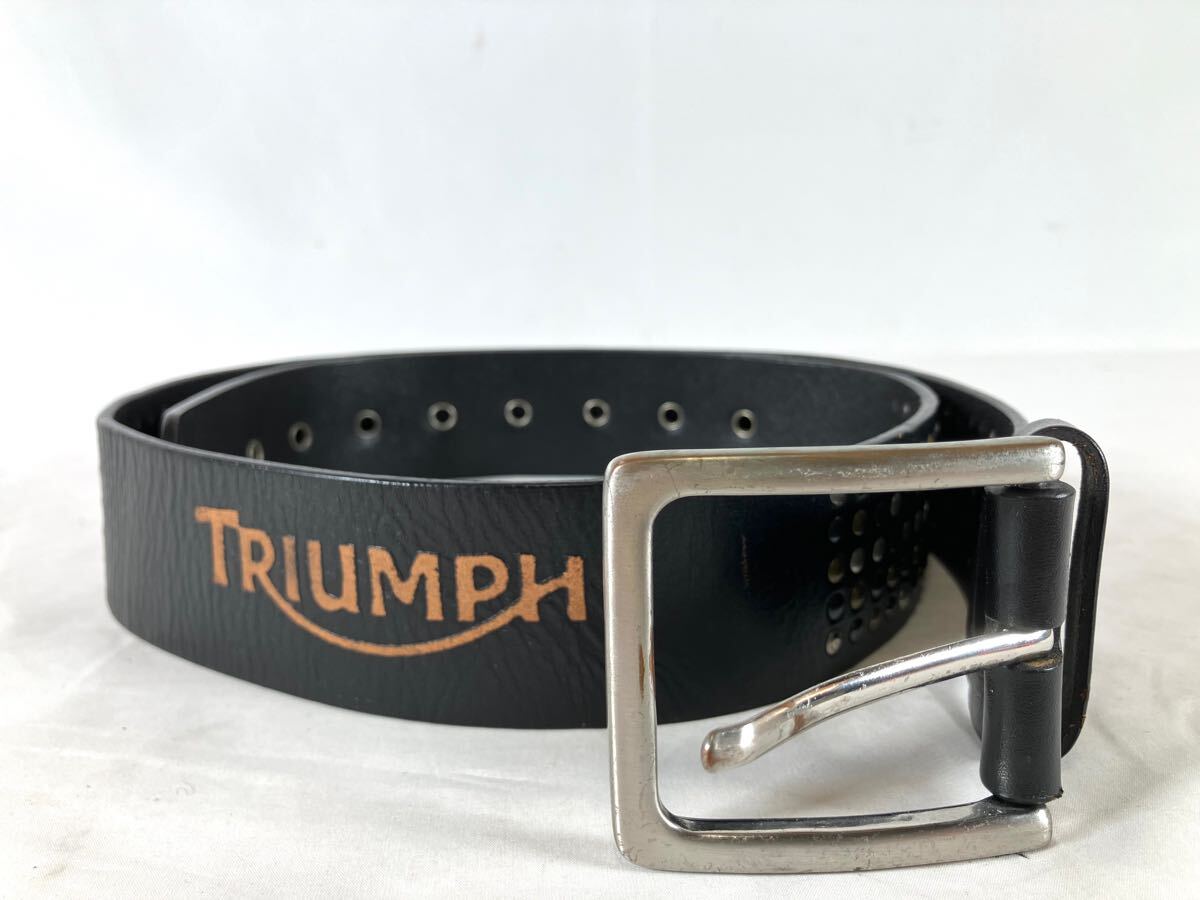Yahoo!オークション - TRIUMPH トライアンフ genuine leather ベルト/...