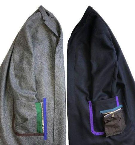 Kolor】渋谷パルコ限定 メンズパッチワークポケット コート Kolor】渋谷パルコ限定 メンズパッチワークポケット コート