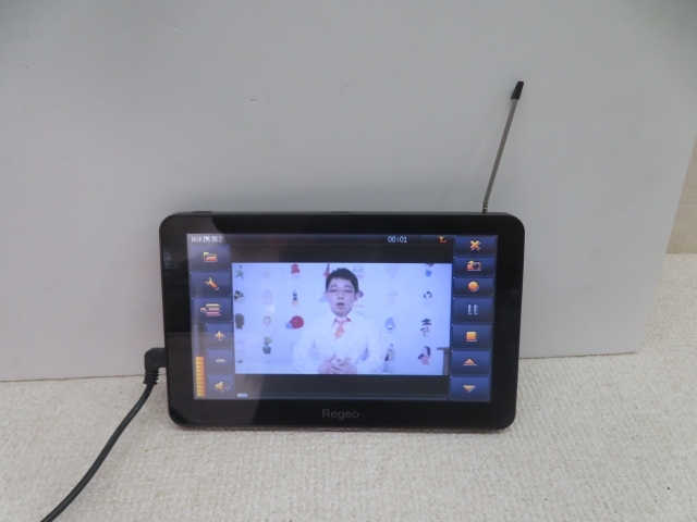 Yahoo!オークション - 7インチ Regeo PZ-721 ワンセグ内蔵ポータブルナ...