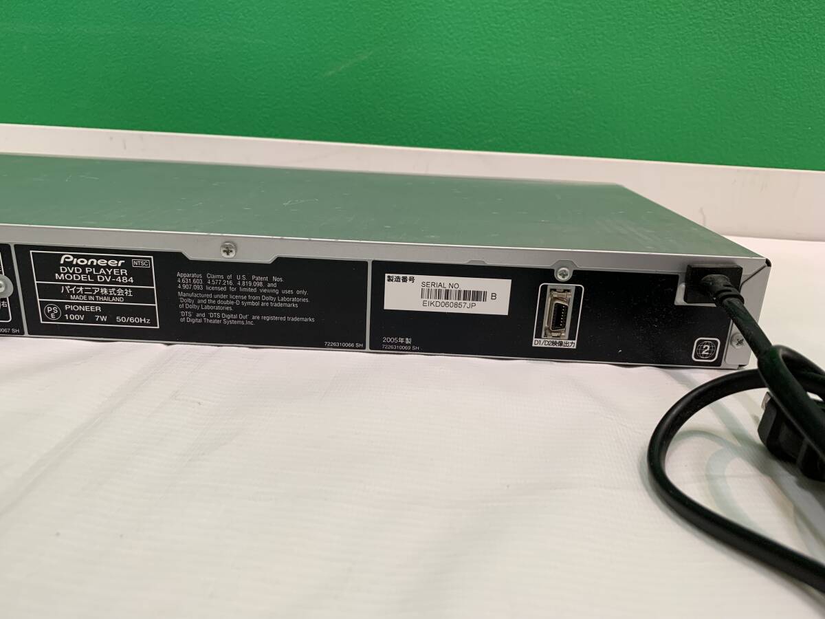 Yahoo!オークション - ST 通電確認OK DV-484 DVDプレーヤー パイオニア...