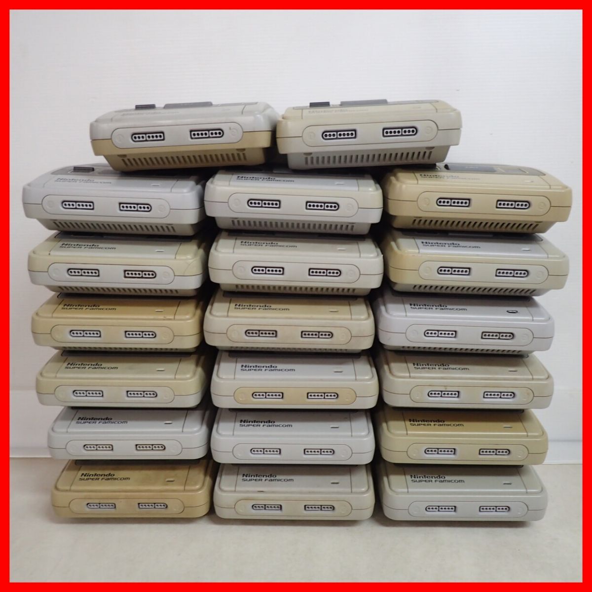 Yahoo!オークション - SFC スーファミ スーパーファミコン 本体 20台 ...