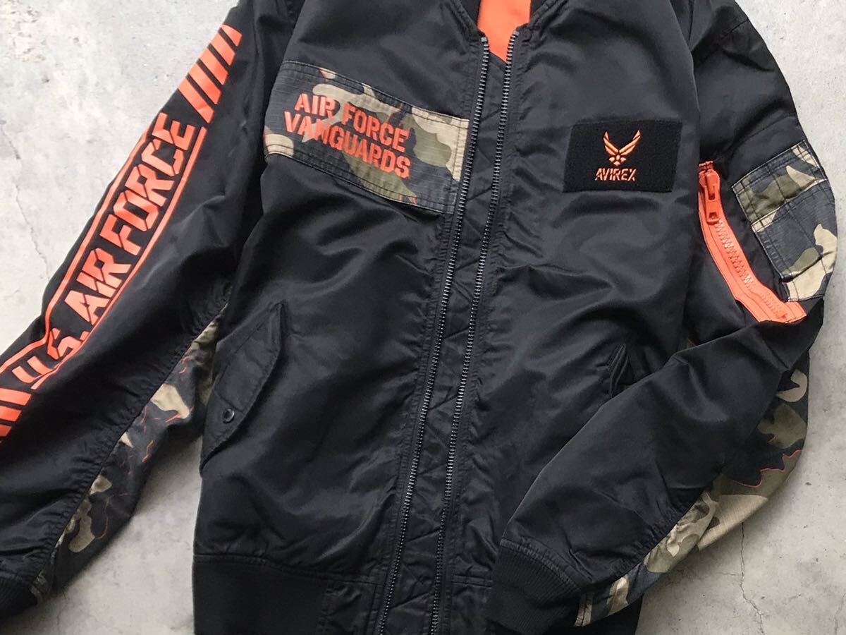 Yahoo!オークション - AVIREX MA-1フライトジャケット 2XL アヴィレッ...