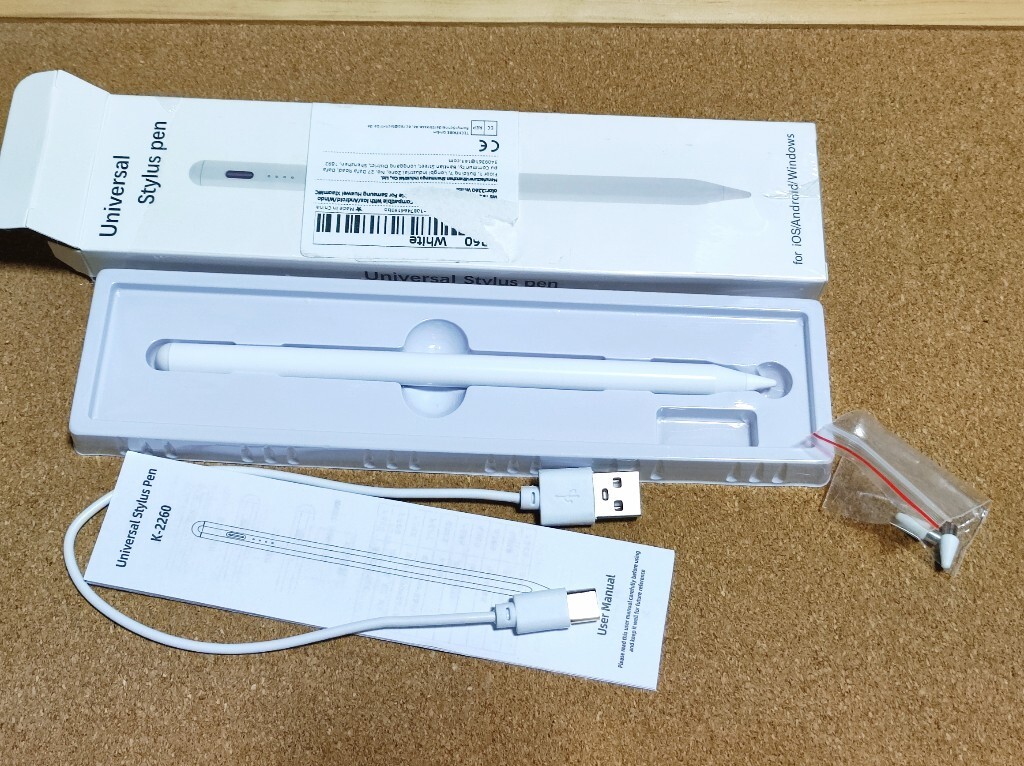 Yahoo!オークション - スタイラスペン K-2260 ユニバーサルタイプ ホワ...