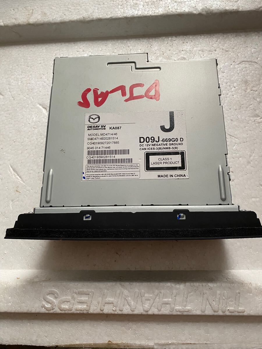 Yahoo!オークション - 【D09J669G0D】マツダデミオdj CX-3 純正DVDプレ...