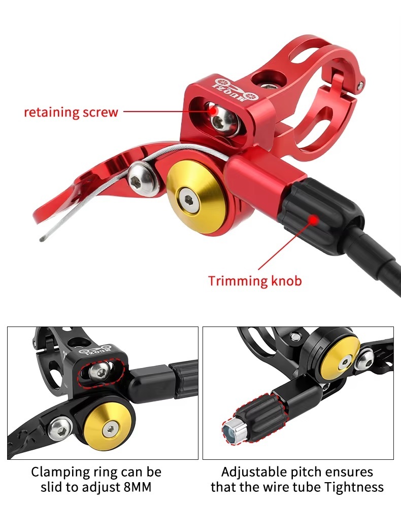 Yahoo!オークション - 2色 選択 ドロッパーシート ポストリモートレバ...