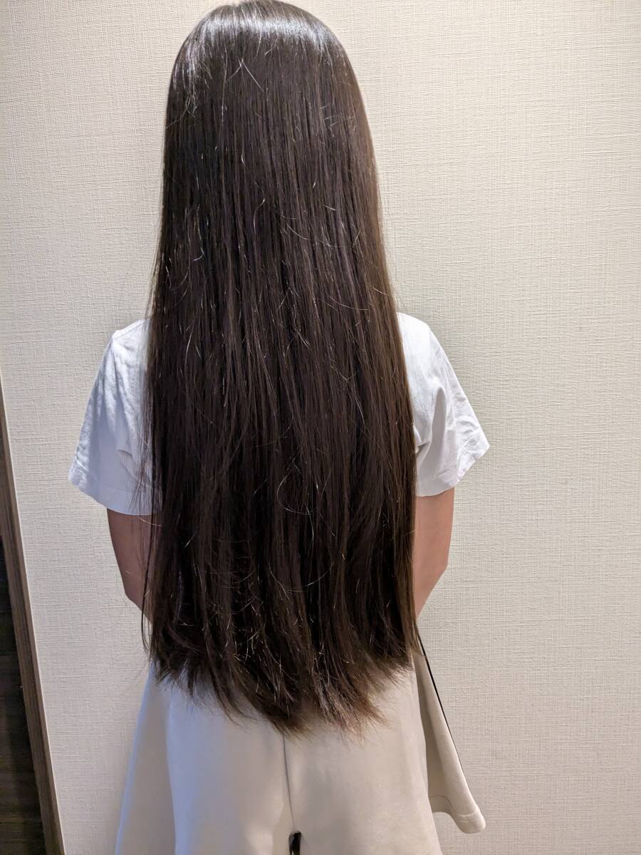 Yahoo!オークション - 髪束 髪の毛 人毛 42cm