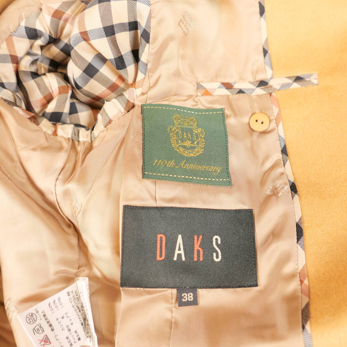 Yahoo!オークション - 中古 DAKS ダックス 110周年記念 カシミヤ レデ...